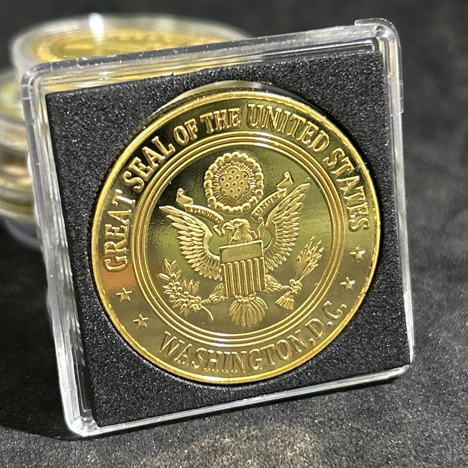 VA U S Dept of Veterans Affairs Police Challenge Coin. New! W Case Fast ...