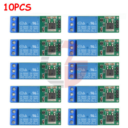 10PCS 6-24V Flip-Flop Latch Relay Bistable Self-Locking Low Pulse ...