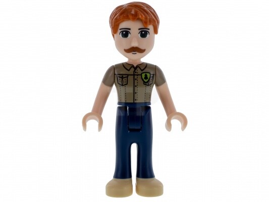 Lego Angus 41369 Dark Tan Shirt with Pockets Friends Minifigure | eBay