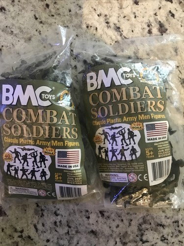 BMC Toys Toy Soldiers Combat Lot of 2 40 Packs New | eBay