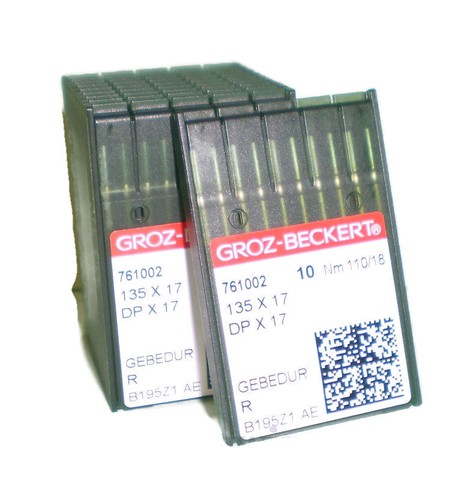 100 GROZ-BECKERT GEBEDUR 135X17 DPX17 TITANIUM SEWING MACHINE NEEDLES ...