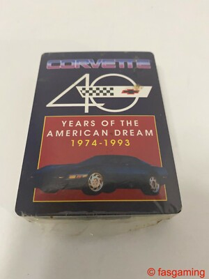 VINTAGE 1993 HOYLE PLAYING CARDS CORVETTE 40 YEARS OF THE AMERICAN ...