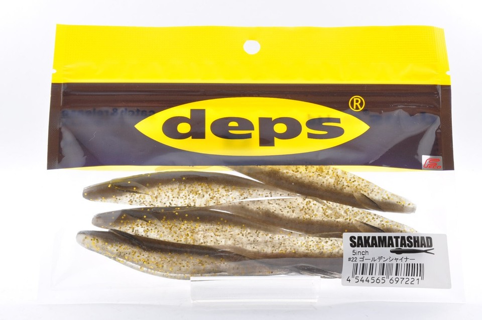 Deps Sakamata Shad 4 5 6 inch Soft Plastic Bait Lure Choose Color ...