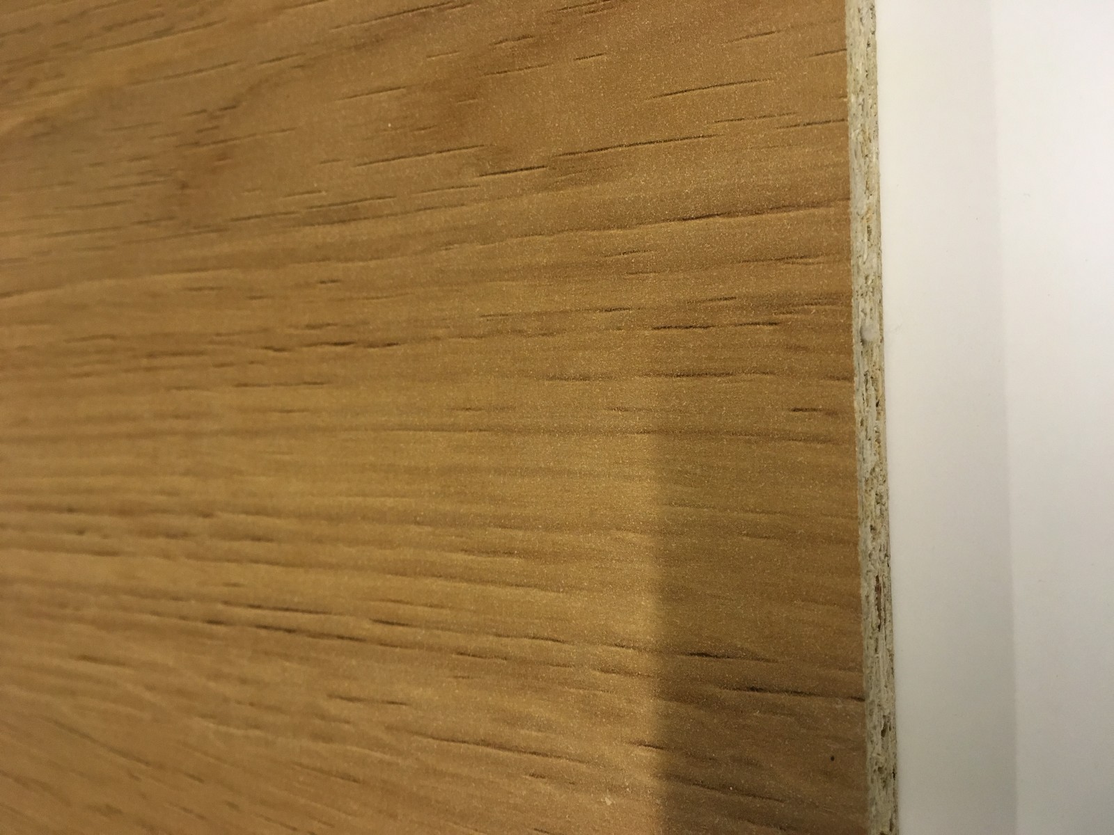 15mm Oak Melamine Faced Chipboard wood Shelving Board 1200mm Length 4 ...
