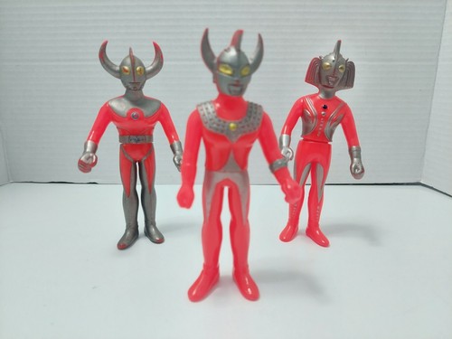 Vintage 1970s Popy Ultraman Family Collection FATHER TARO MOTHER ...