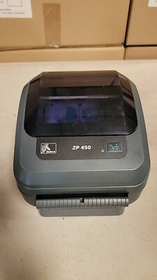 A lot 7pcs Zebra ZP450 Label Printer Desktop Thermal Barcode ZP450-0501 ...