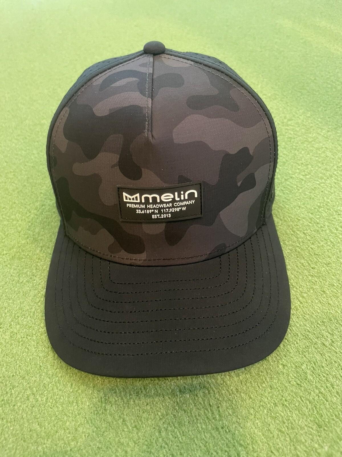 2023 MELIN HYDRO ODYSSEY GOLF CAP/HAT BLACK TROON NOR… - Gem