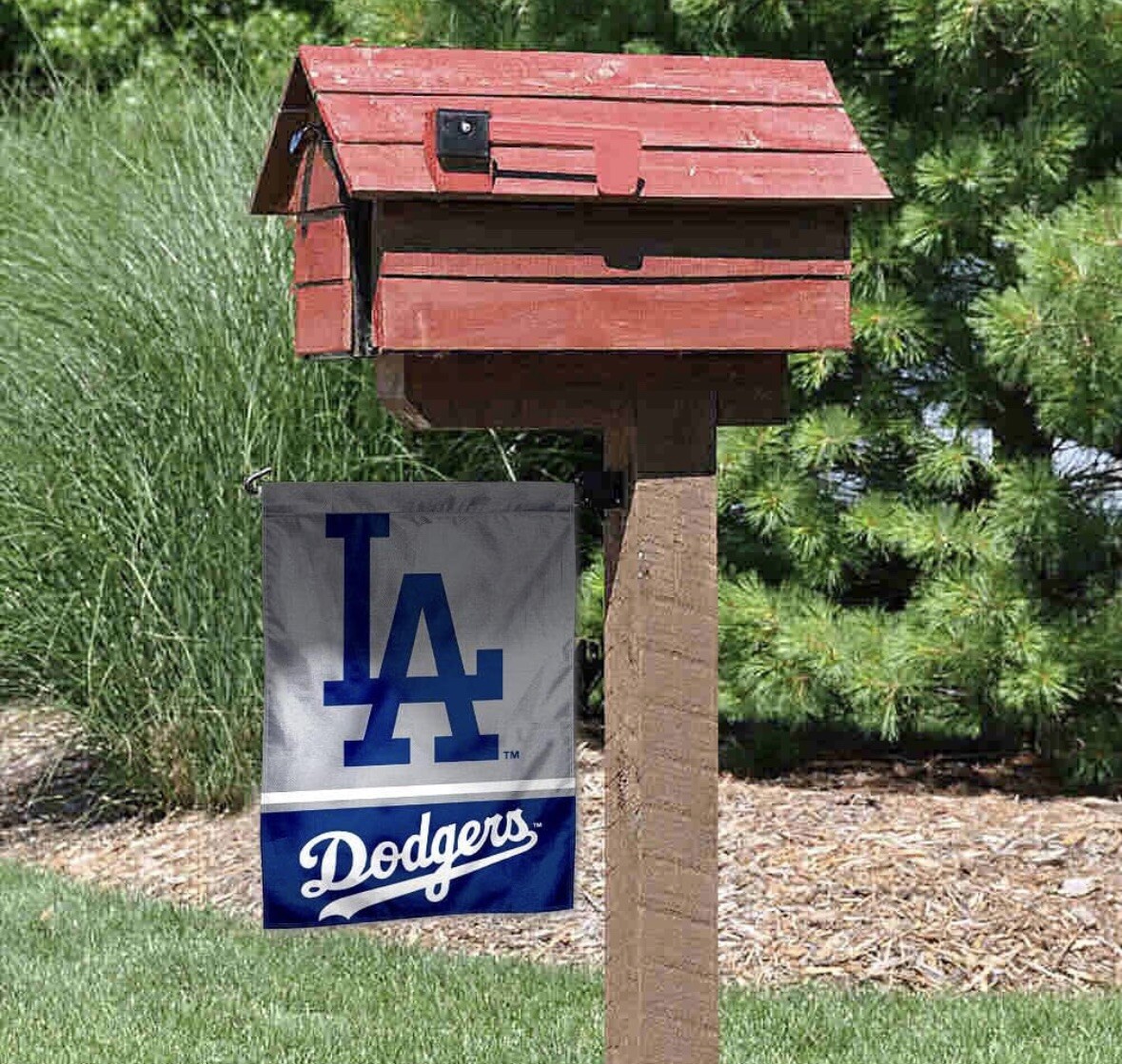 MLB Los Angeles Dodgers Garden Flag Double Sided MLB Dodgers Premium ...