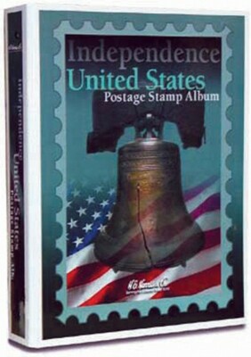 HE Harris Postage Stamp Album USA Independence US Binder Only No Pages ...