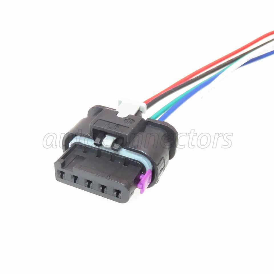 For VW Audi 5 Pin 5 Wires Mass Air Flow MAF Sensor Connector Replaces ...
