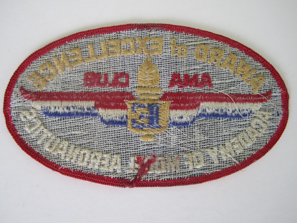 Academy of Model Aeronautics AMA Club Award of Excellence Patch | eBay