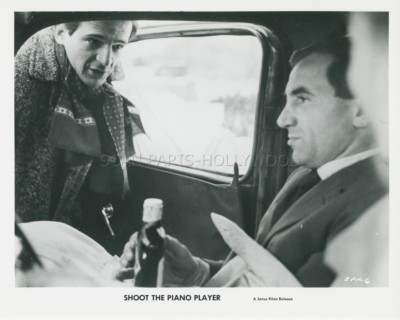 Charles Aznavour Francois Truffaut Shoot the Pianist 1960 Original ...