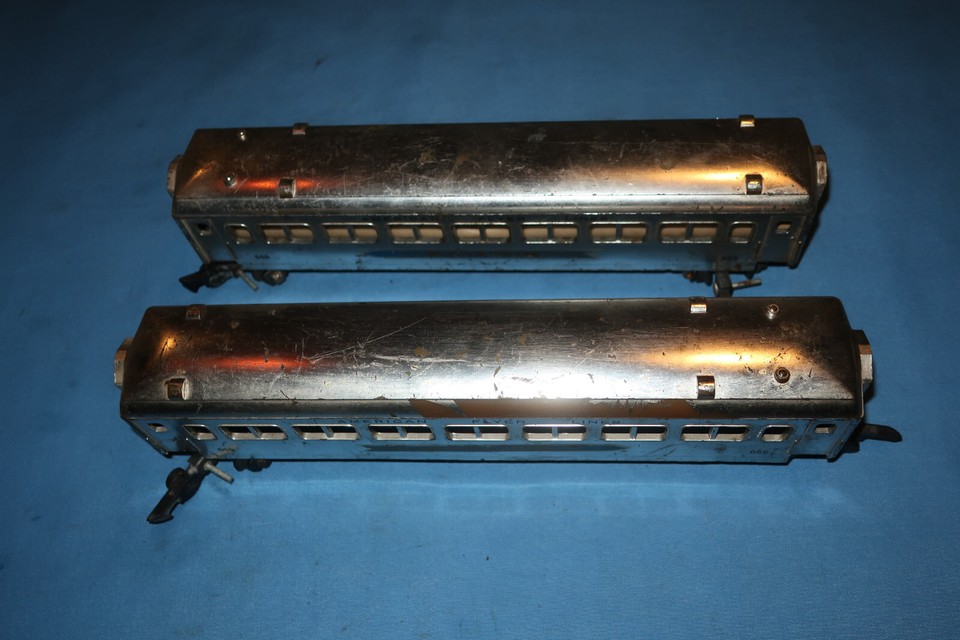 2 American Flyer #655 Chrome Silver Bullet Coach Passenger Cars | eBay