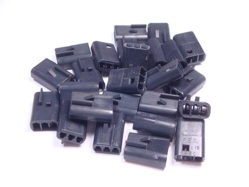 Lot of 25 12047781 Delphi Metri-Pack 150 Series Female Connector 3P 14A ...