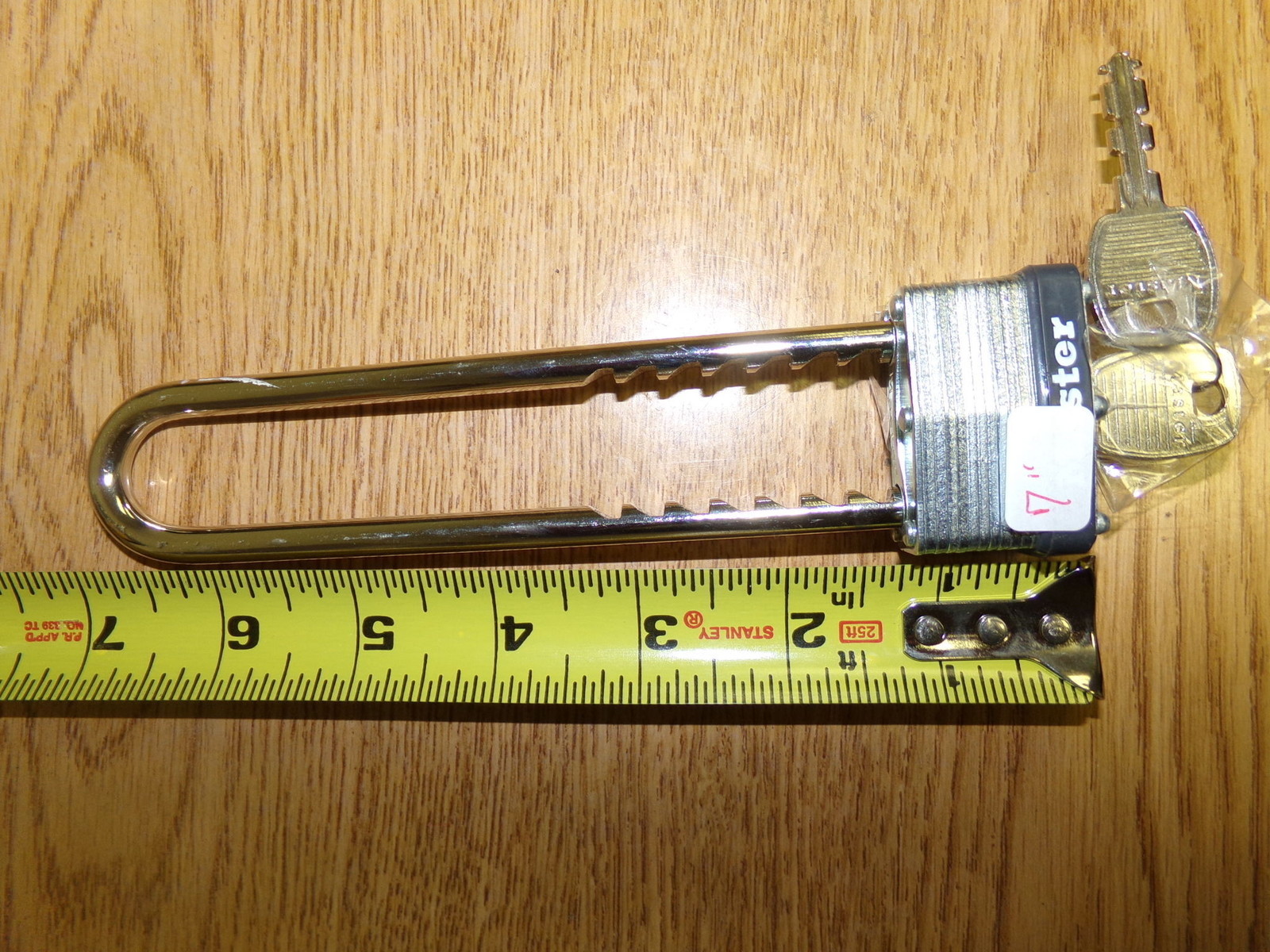 NEW Master Lock 7" Padlock with key *FREE SHIPPING* | eBay