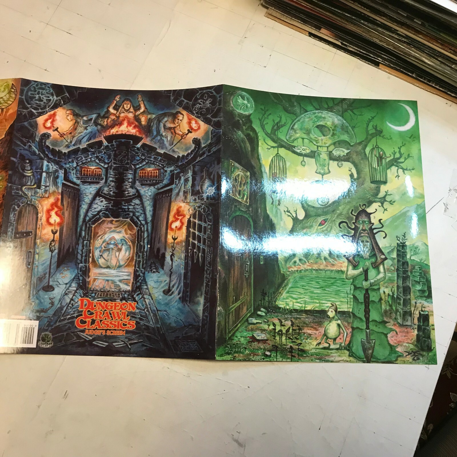 Dungeon Crawl Classics DCC RPG Judge's Screen Double Sided 3 panel ...