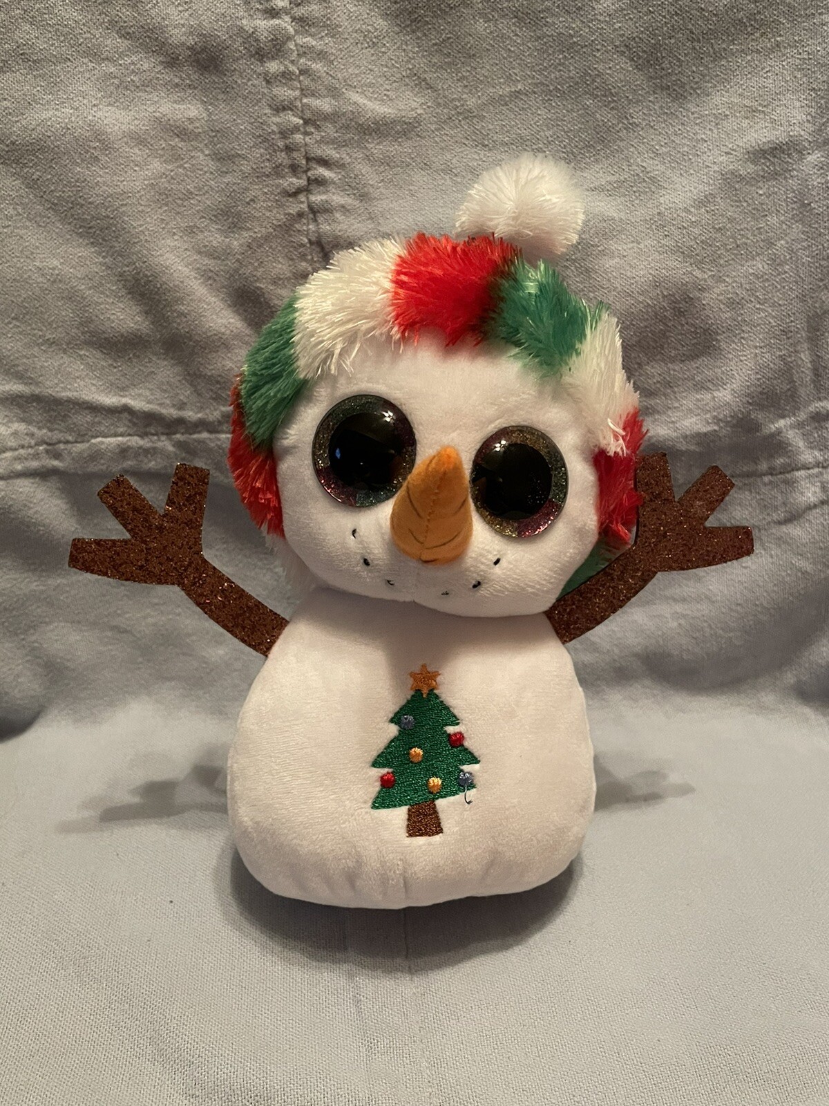 Ty Beanie Boos - MISTY the Christmas Snowman (6 Inch) 2022 Bean Bag ...