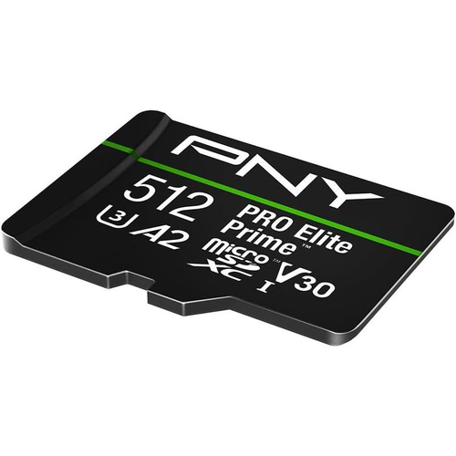 PNY 512GB PRO Elite Prime™ C10 U3 V30 A2 microSDXC Flash Memory 512GB ...