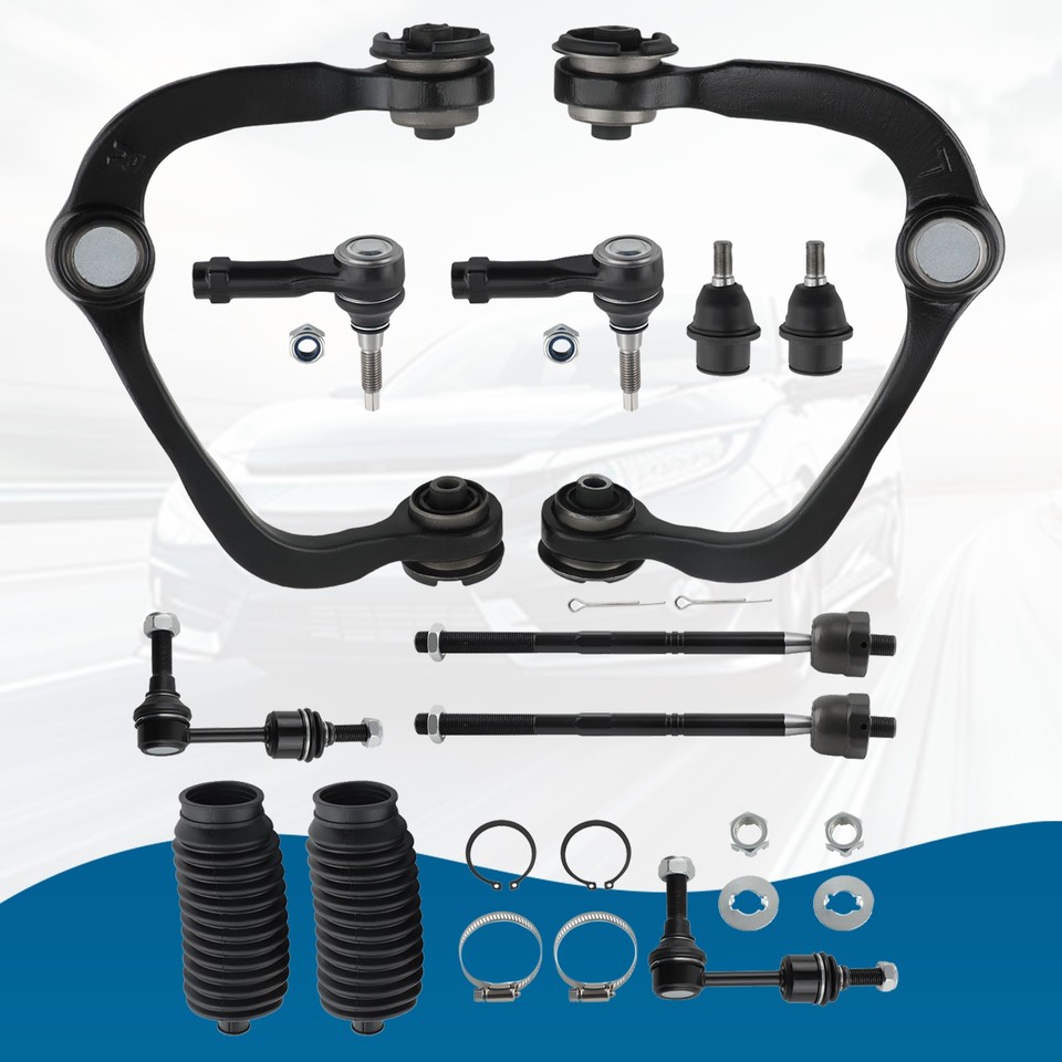 12x Front Upper Control Arms Stabilizer Sway Bar Link For Ford F-150 ...