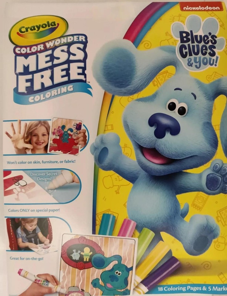 Crayola Color Wonder Coloring Book & Marker Mess Free, Frozen -Paw ...