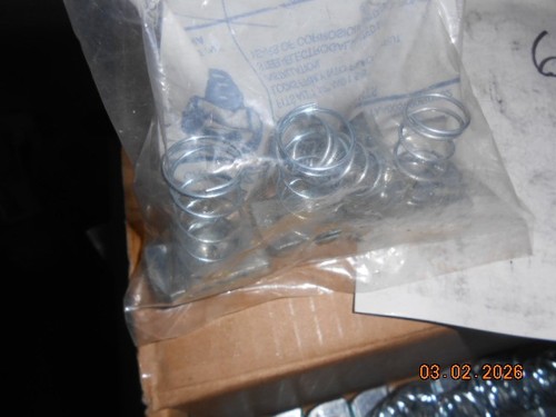 EATON UNISTRUT box of 73 3/8 INCH B LINE N2283/8ZN SPRING LOCK NUTS ...