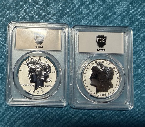 PCGS PR70 Morgan Dollar Rev PR Two-Coin Reverse Proof Set 2025 | eBay