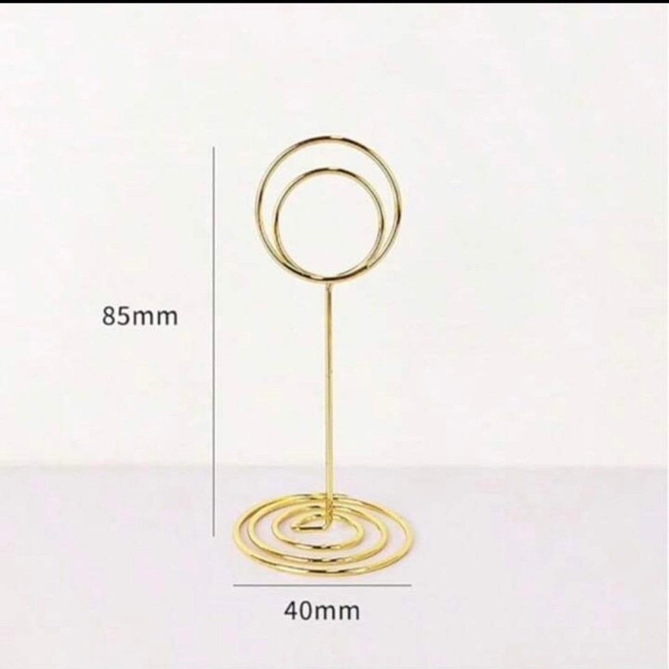 Ensemble de 30 clips de support de numéro de table circulaire en métal ...