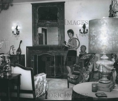 1965 Press Photo Mrs. J. R. Oden, Jr., home on Weatherton Drive in ...