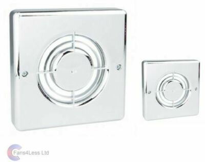 MANROSE FC100C CHROME PLASTIC FAN COVER FOR XF100 RANGE XF100T, XF100S ...