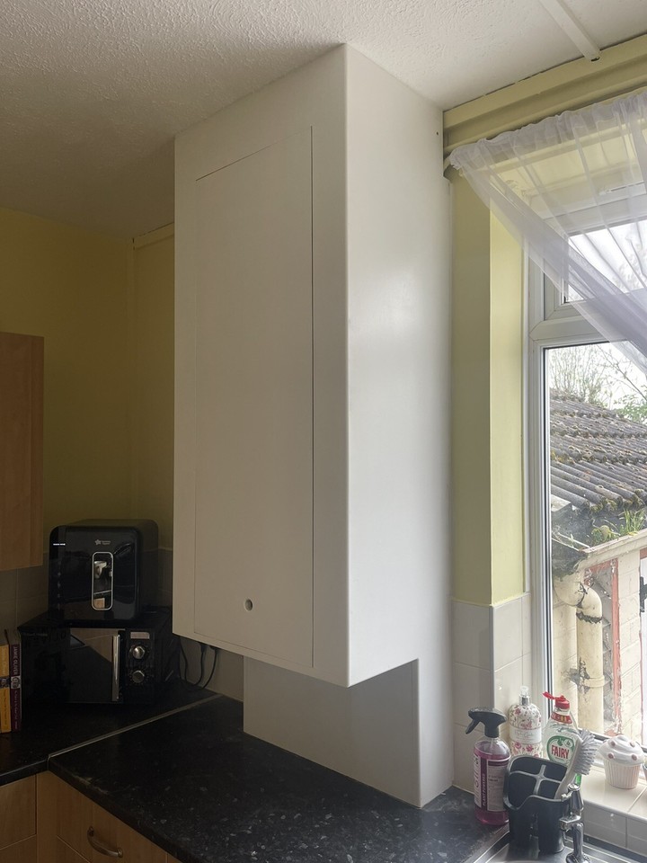 Bespoke Handmade Boiler Cupboard Housing Cover MDF Boxing In | eBay UK