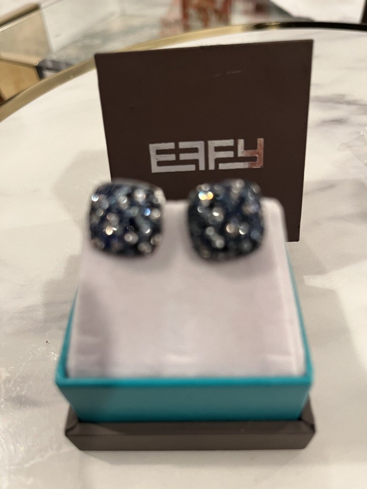 Effy Fine jewelry 925 Sterling Silver Sapphire Earring Gift | eBay