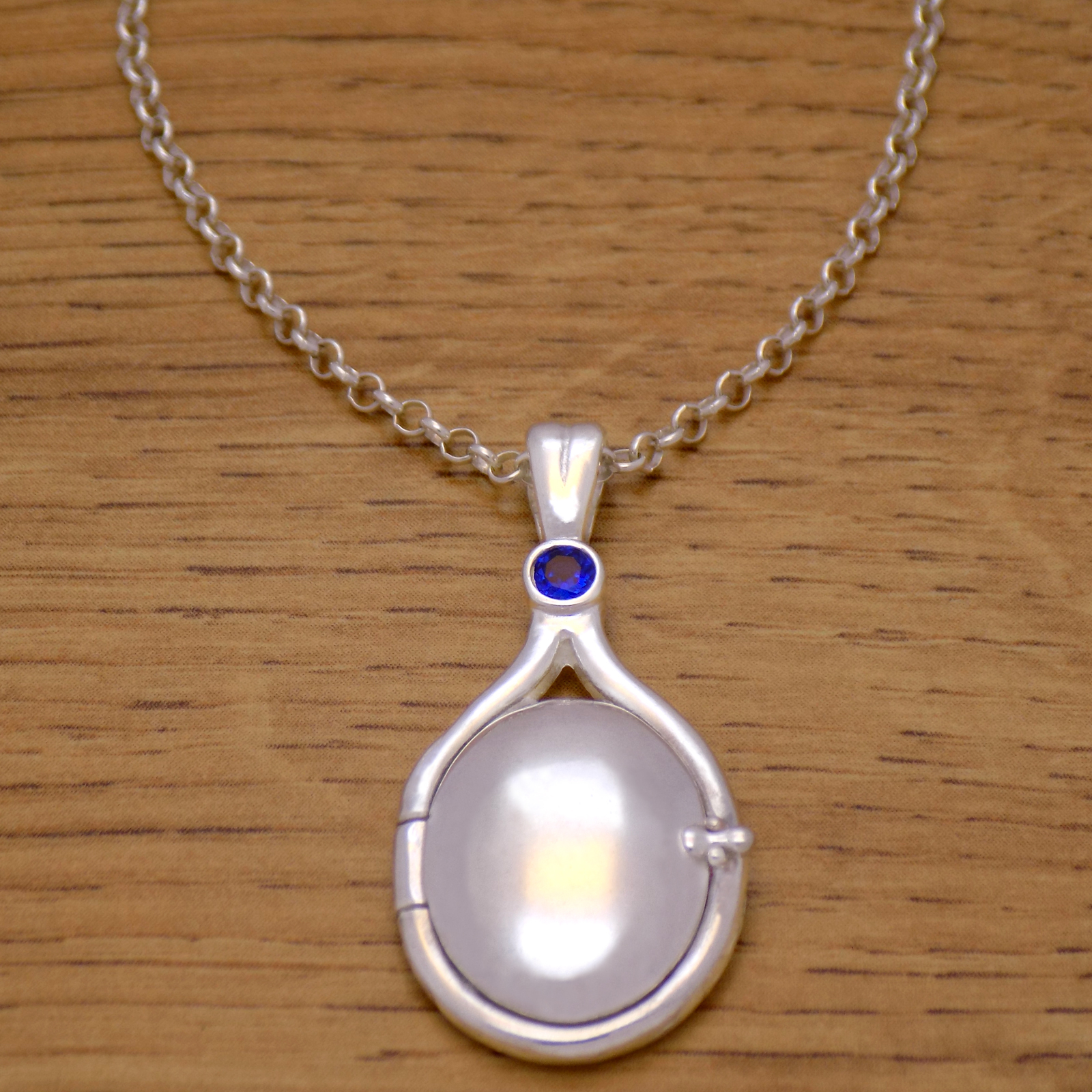 925 Sterling Silver H2O Just Add Water Mermaids Blue CZ Locket Necklace ...