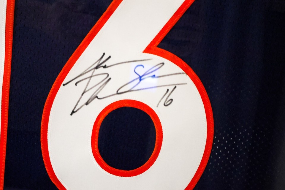 Jake Plummer Autographed Denver Broncos Reebok Jersey Framed | eBay