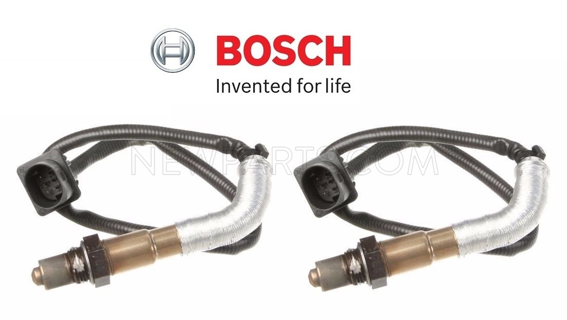 For BMW E60 M5 M6 2006-2010 Set of 2 Front Upstream Oxygen Sensors O2 ...