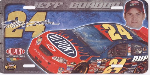 2005 Jeff Gordon Racing Reflections Souvenir License Plate Metal J.G ...