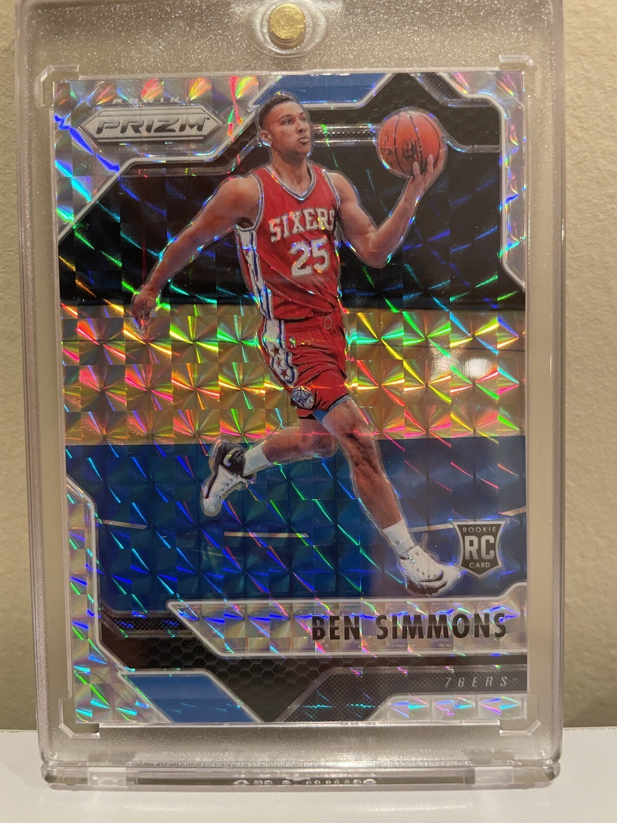 BEN SIMMONS RC 2016 Panini Prizm Mosaic #6 NETS Rookie Card ...
