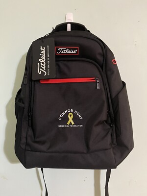 Titleist Players Backpack w/ Embroidery TA20PBP-06 Black/Red NEW w/ Tag ...