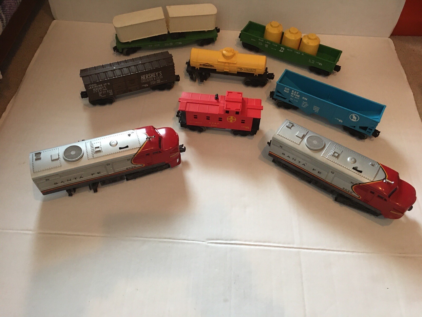 Vintage Lionel Santa Fe Train Set 1085 "AS IS" "NOT TESTED" No Box | eBay