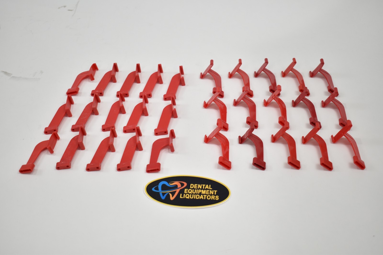 Set of 30 RED Dental XRay Bite Wing Bite Blocks - SIZE 2 Horizontal ...