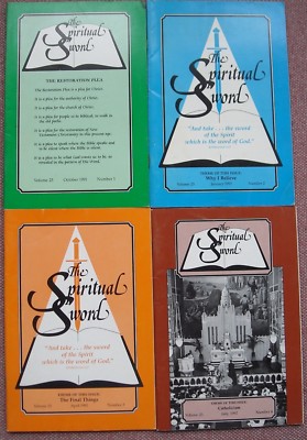 Spiritual Sword ~ Church of Christ - Alan Highers - 4 Issues Vol 23 ...