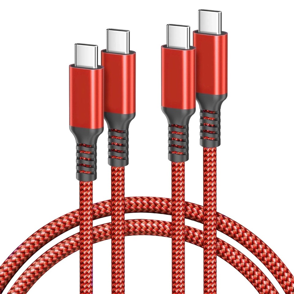 HeavyDuty USB Type C Charging Cable Braided Fast Phone Charger Long ...