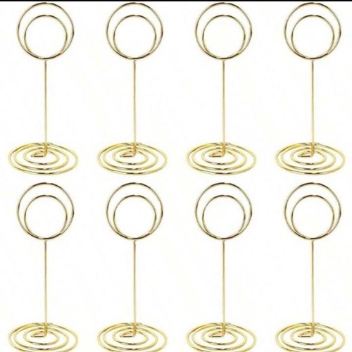Ensemble de 30 clips de support de numéro de table circulaire en métal ...