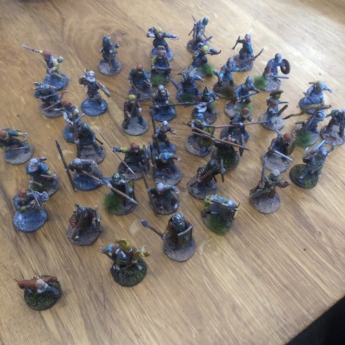 28mm Medieval Norman Danish Vikings Peasant Spearmen Swords Bow ...