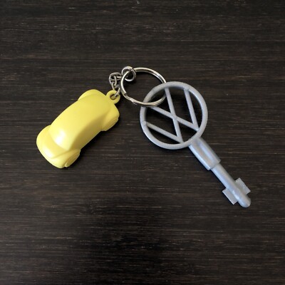 BARBIE Toy CAR Yellow Volkswagen VW Beetle Bug TRUNK Replacement KEY ...