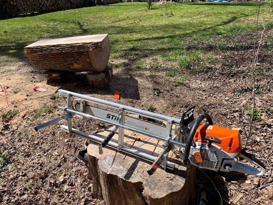 Portable Chainsaw Mill 36 Inches Planking Milling Bar Size 14 Inches To ...