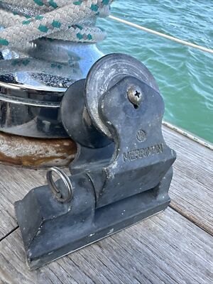 MERRIMAN BLOCK & CAR SAILING QUICK DISCONNECT PULLEY FOR 1 1/4" TRACK ...