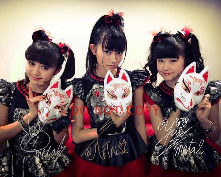 Babymetal girl band SIGNED reprint 8x10 Photo #5 Autographed RP | eBay