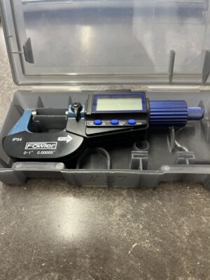 FOWLER IP54 PLUS 0-1" 0.00005" DIGITAL MICROMETER | eBay
