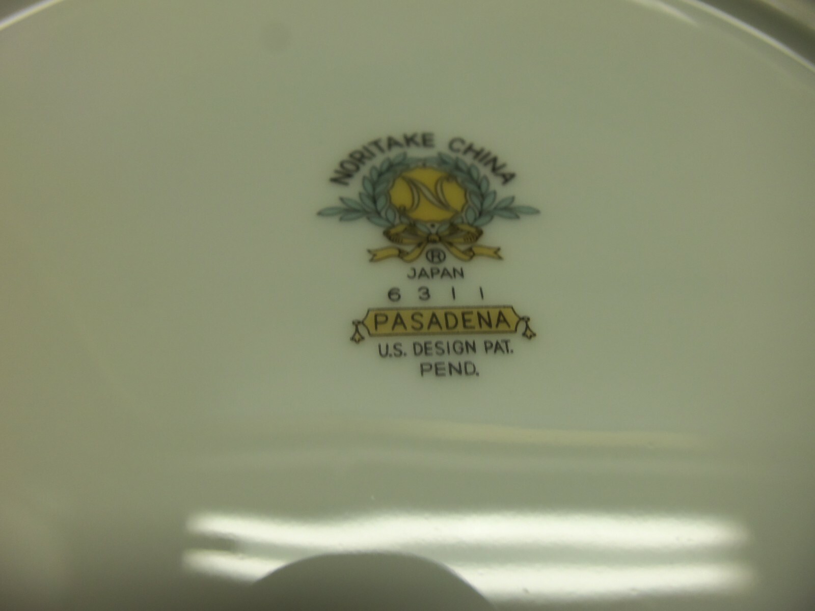 65 PIECE SET OF NORITAKE CHINA PASADENA 6311 JAPAN W/SILVER RIM - JAPAN ...