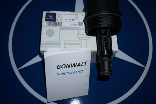 2721800038 Mercedes Benz OE Factory Engine Oil Filter Housing Cover ML ...